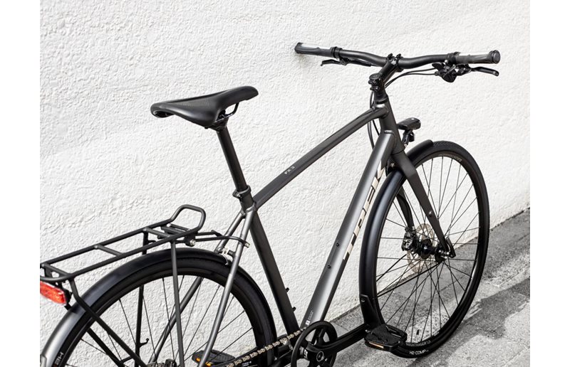 Trek Cityhybrid Fx 3 Disc Equipped Matte Dnister Black | Cykloteket.se