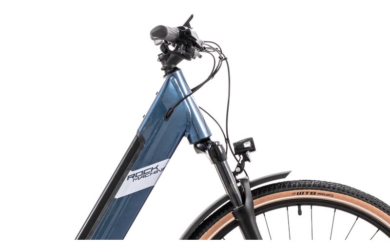 Rock Machine Elcykel Hybrid Crossride E450 Touring_23 Blue | Cykloteket.se
