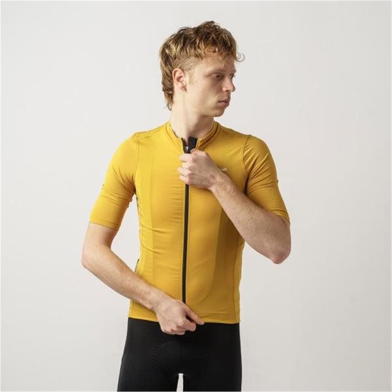 Cykeltrøje GripGrab RIDE Short Sleeve Mustard Yellow