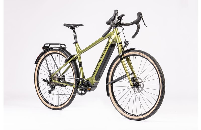 Rock Machine Elcykel Racer Gravelride E500 Touring_23 Khaki/Black ...