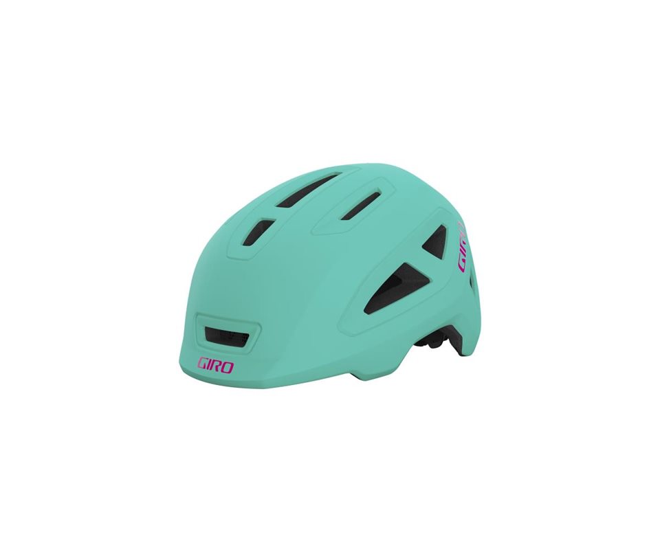 GIRO SCAMP Mips II Helmet Kids Mat Screaming Teal | Cykloteket.se