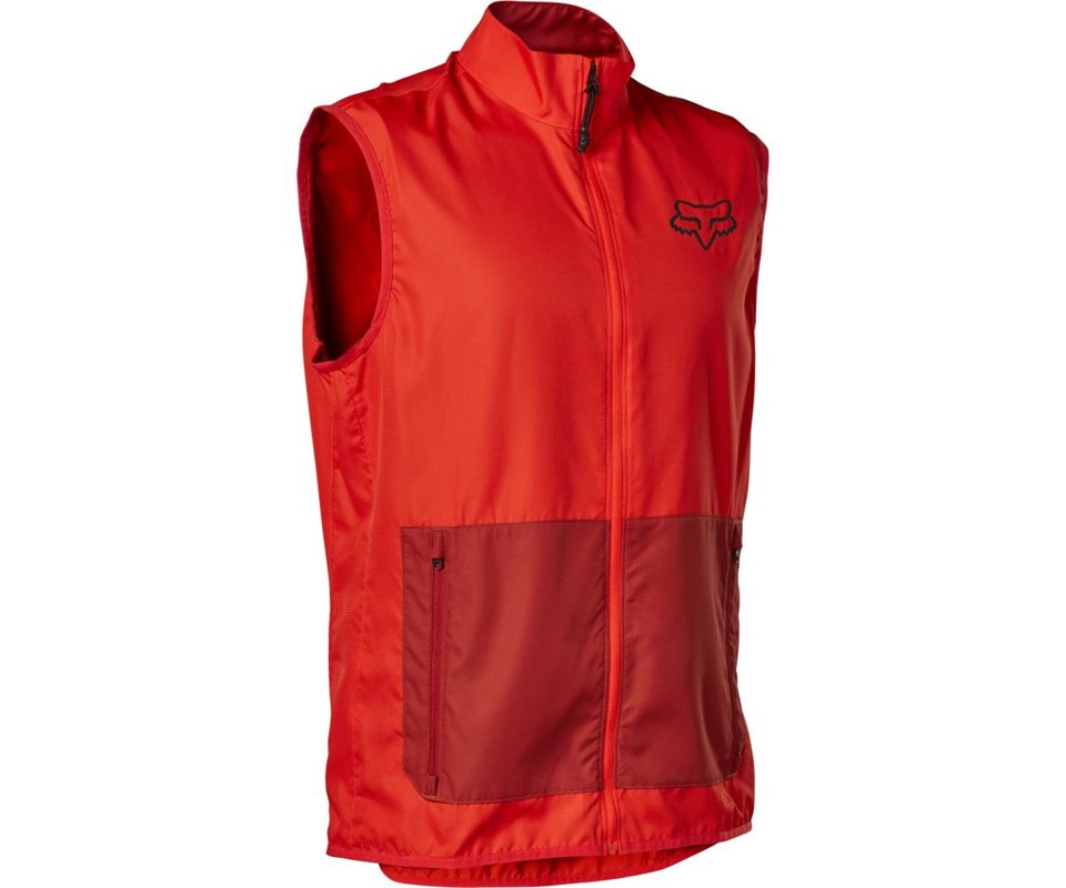 Köp Fox Cykelväst Ranger Wind Vest Red från FOX RACING