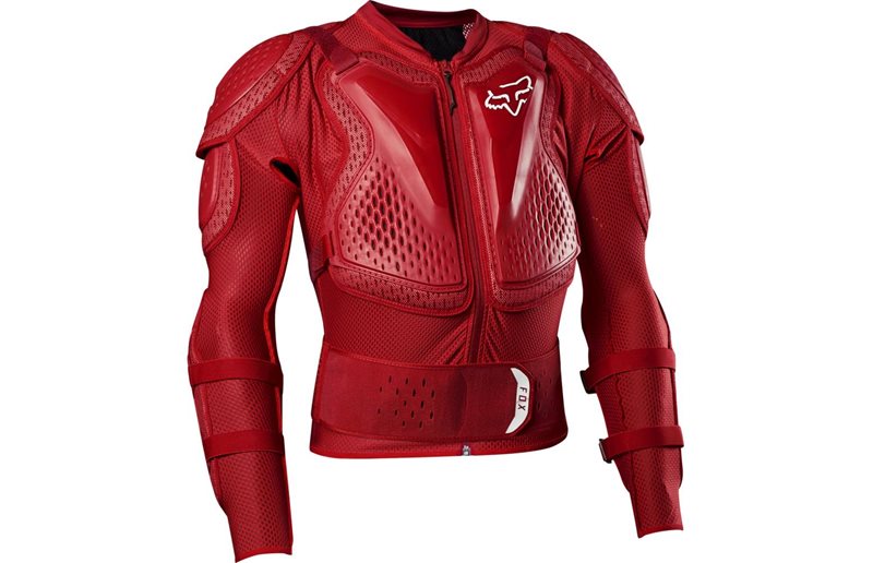 Fox Titan Sport Protector Jacket Men Flame Red | Cykloteket.se
