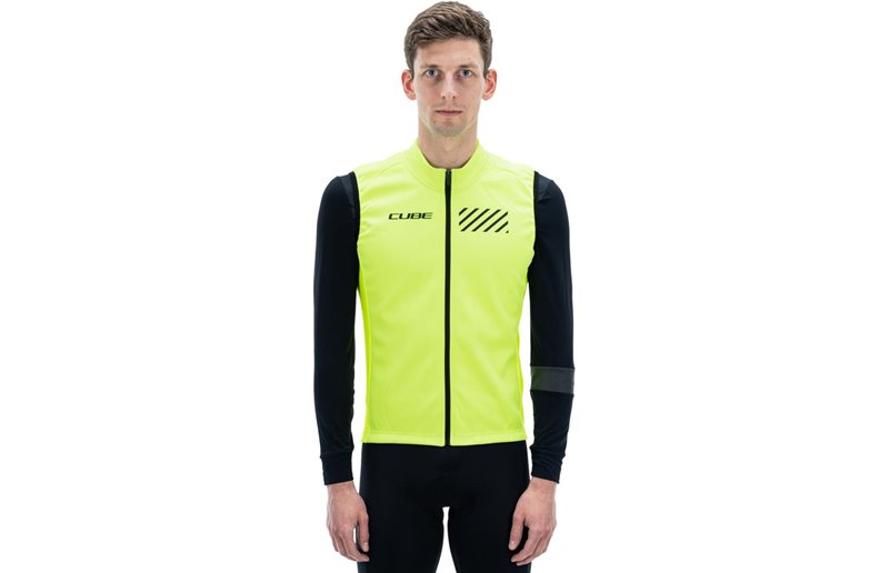 Cube Softshell Gilet Blackline Safety | Cykloteket.se
