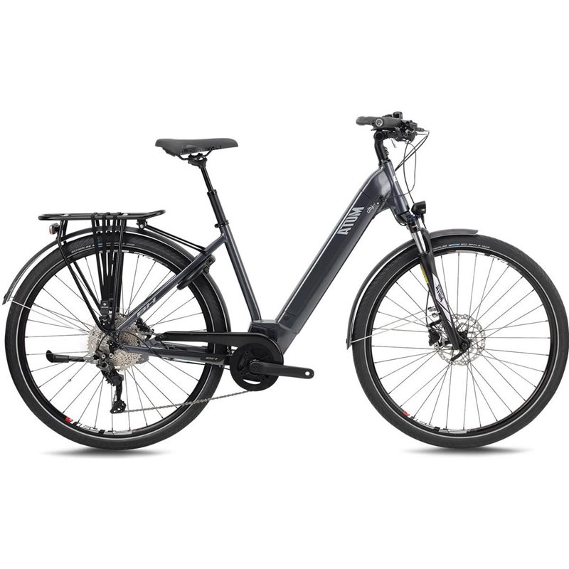 BH Elcykel Atom City Wave Pro Grey/Grey/Grey | Cykloteket.se