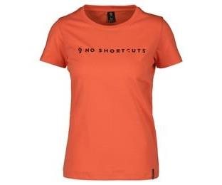 Scott Fritidströja Tee Dam No Shortcuts SS Astro Red | Cykloteket.se