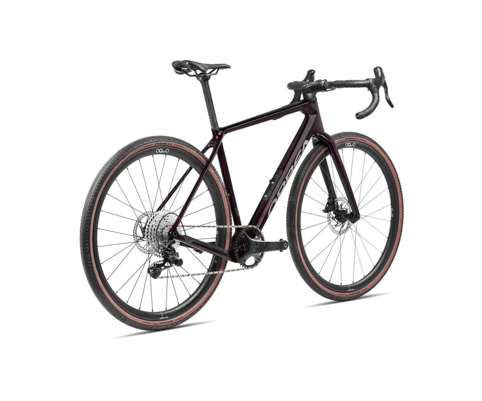 Orbea Gravel Bike Terra M20team Wine Red Carbon View | Cykloteket.se