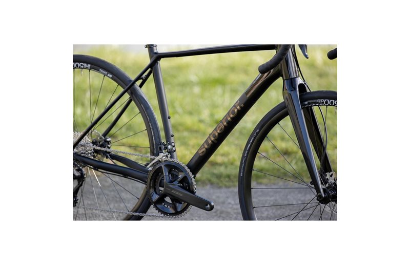 Superior Racercykel X-road 6.5 Matte Black Stealth | Cykloteket.se