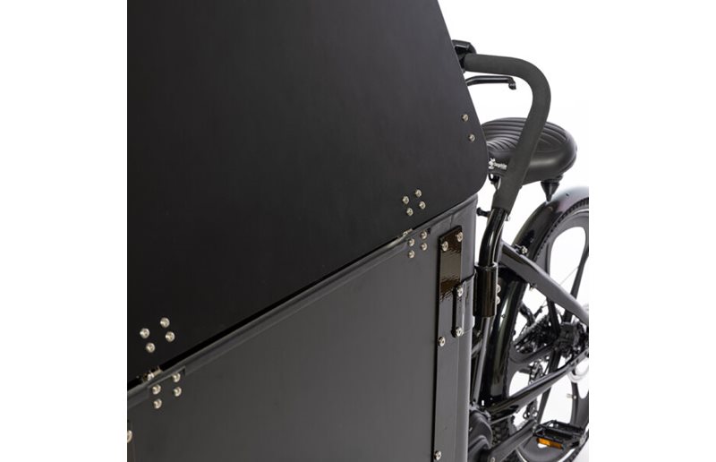 Cargobike Lådcykel EL DeLight Box Black | Cykloteket.se