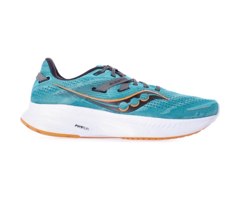 Saucony Guide 16 M Agave/Marigold | Cykloteket.se