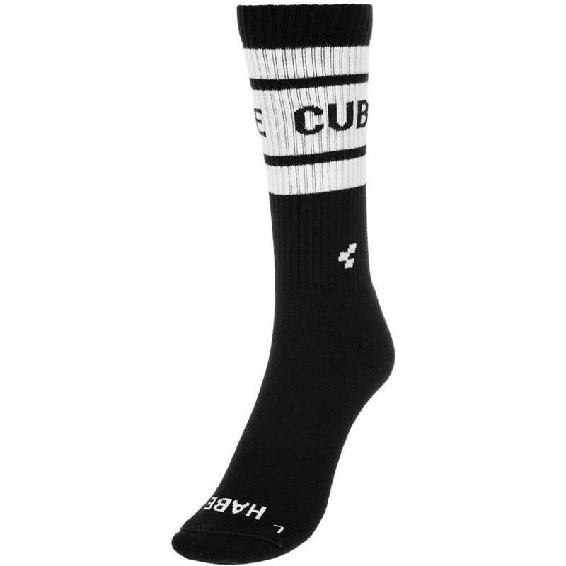 Cube Socks After Race High Cut Black N White | Cykloteket.se