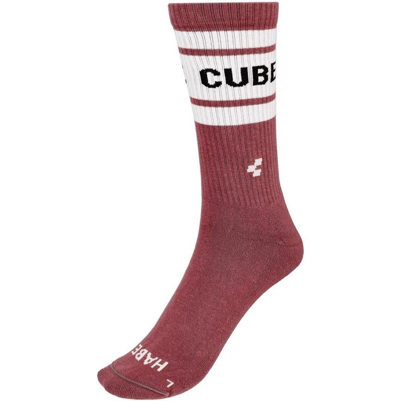 Cube Socks After Race High Cut Light Red | Cykloteket.se