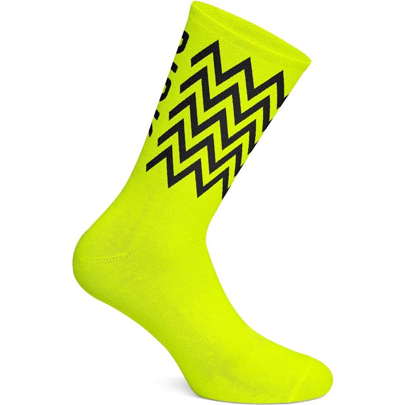 Birk Cykelstrumpor Race Neon gul | Cykloteket.se