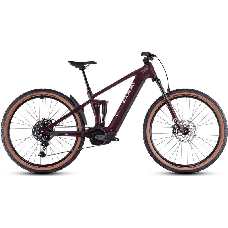 Cube El MTB Stereo Hybrid One22 Pro 600Wh Amarone/Grey | Cykloteket.se