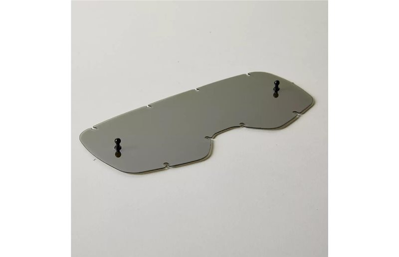 Fox Extralins Mx20 Junior Airspace - Main Chrome Lexan Lens Chrome ...