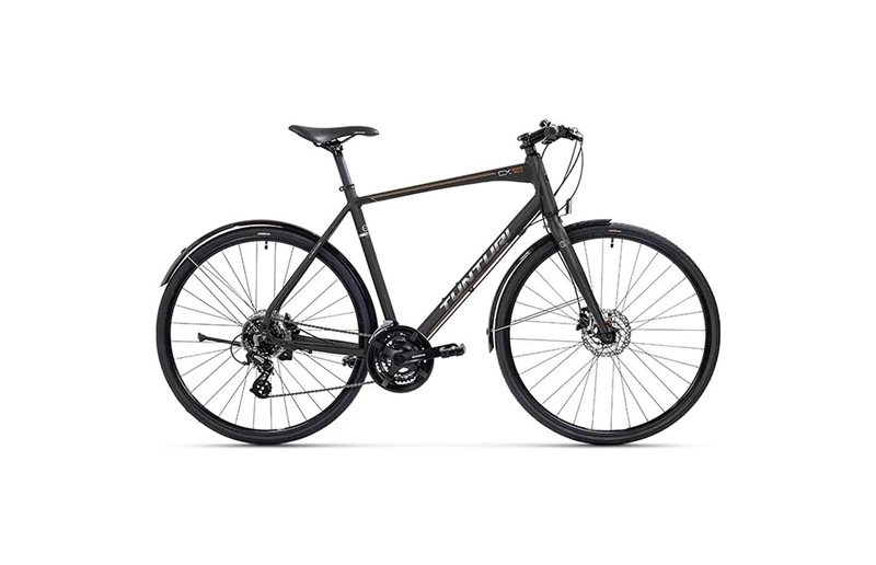 Köp Tunturi Cityhybrid CX500 Herr Matt Anthracite/Chrome Orange från ...