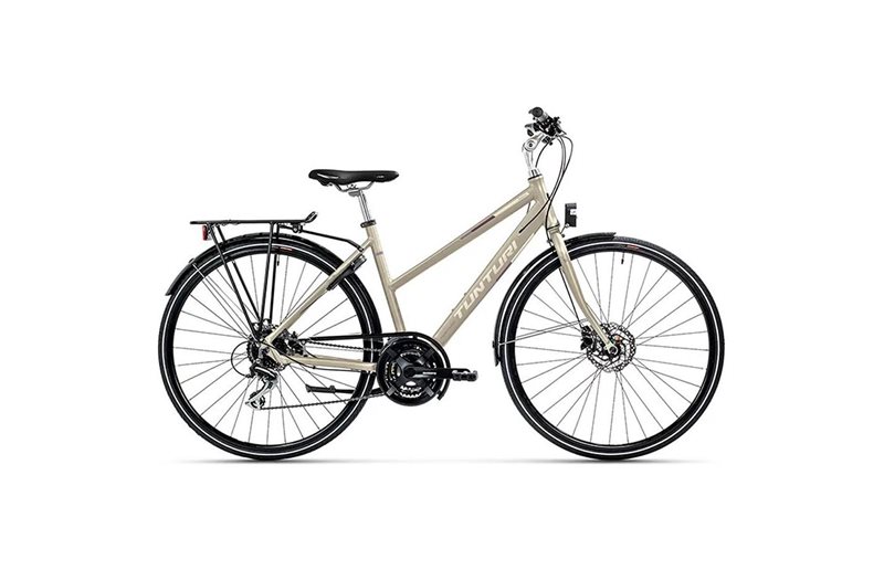 Tunturi Cityhybrid TX500 Dam Matt Beige | Cykloteket.se - Cykloteket.se