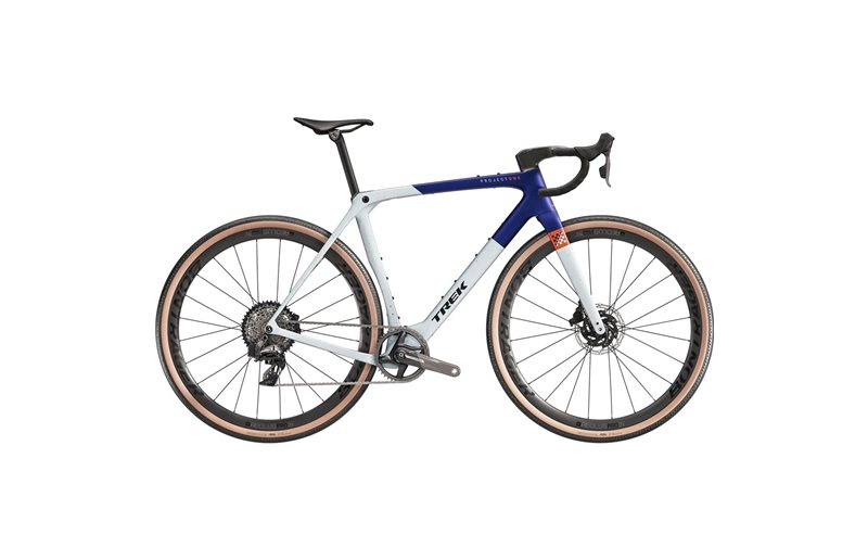 Trek Gravel Bike Checkmate SLR 7 AXS Matte Hex Blue/Plasma Grey Pearl ...