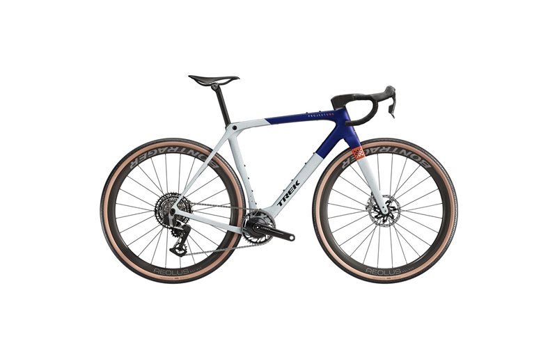 Trek Gravel Bike Checkmate SLR 9 AXS Matte Hex Blue/Plasma Grey Pearl ...
