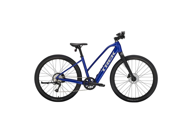 Trek Elcykel Hybrid Dual Sport+ 2 Stagger LT Hex Blue | Cykloteket.se