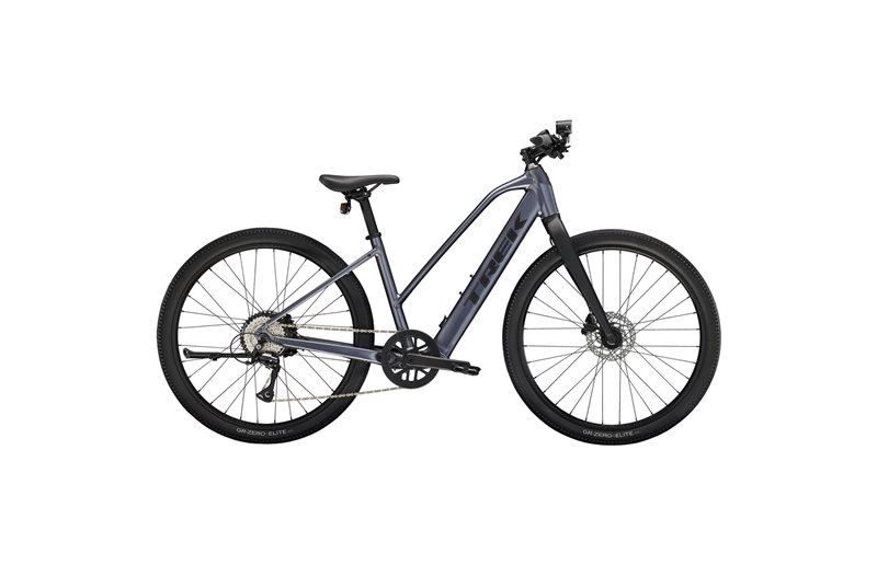 Trek Elcykel Hybrid Dual Sport+ 2 Stagger LT Galactic Grey | Cykloteket.se