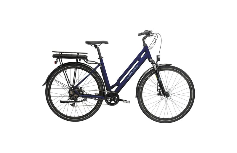 Elcykel Hybrid Kross Sentio Hybrid Navy Blue/Steel | Cykloteket.se ...