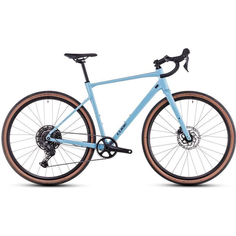 Gravelsykkel Cube Nuroad Pro Mayablue/Black fra CUBE - Birk Sport