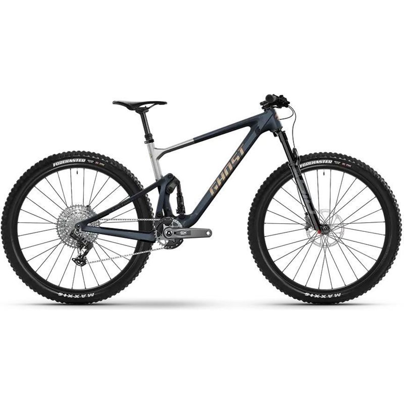 Heldämpad MTB Ghost Lector FS Advanced Midnight Blue/Misty Grey Glossy ...