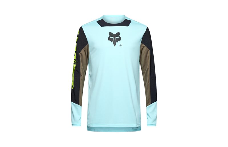Cykeltröja Fox Jersey Defend LS Elevated Light Blue | Cykloteket.se