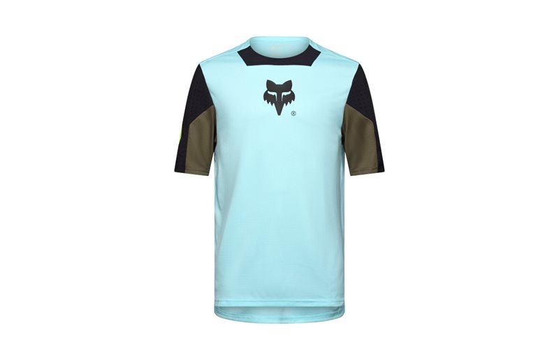 Köp Cykeltröja Fox Jersey Defend SS Elevated Light Blue från FOX RACING