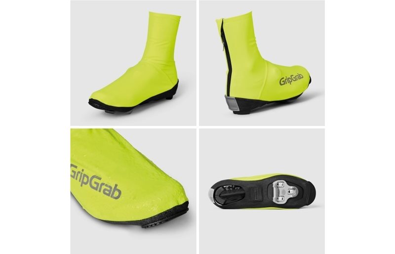 Skoovertrekk GripGrab PACR Vanntett Vej Gul Hi-Vis fra GRIPGRAB - Birk ...