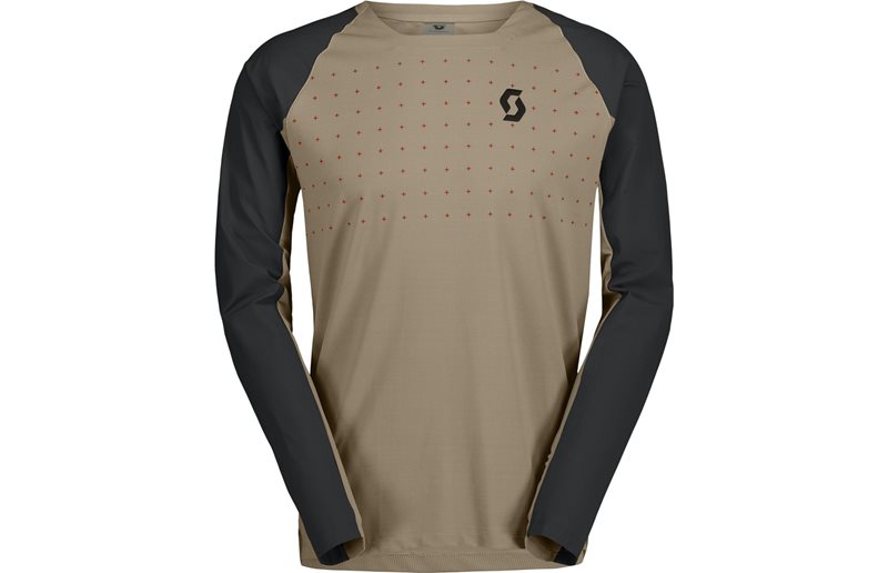 Cykeltröja Herr Scott Trail Vertic Pro LS Toast Beige/Black online