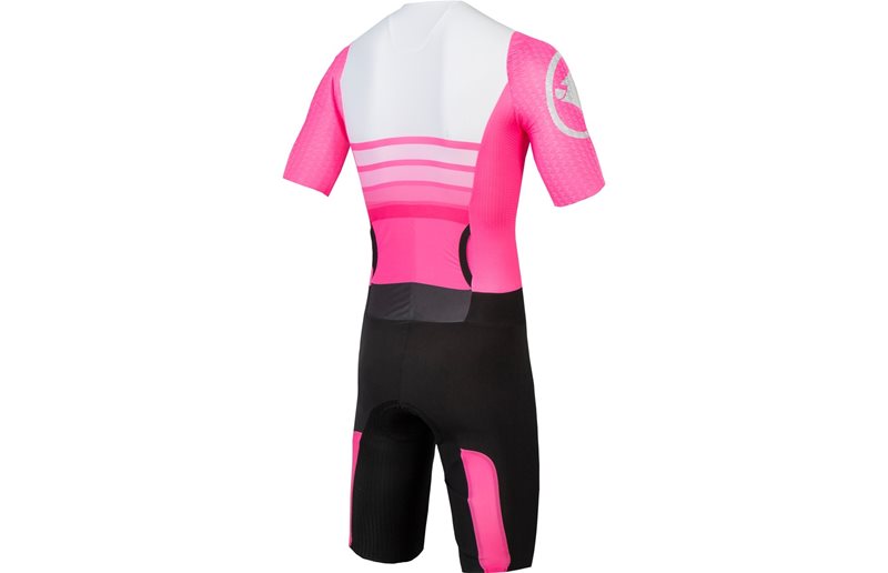 Triathlondräkt Endura Qdc S/S Tri Suit Ii With Sst Bright Pink ...