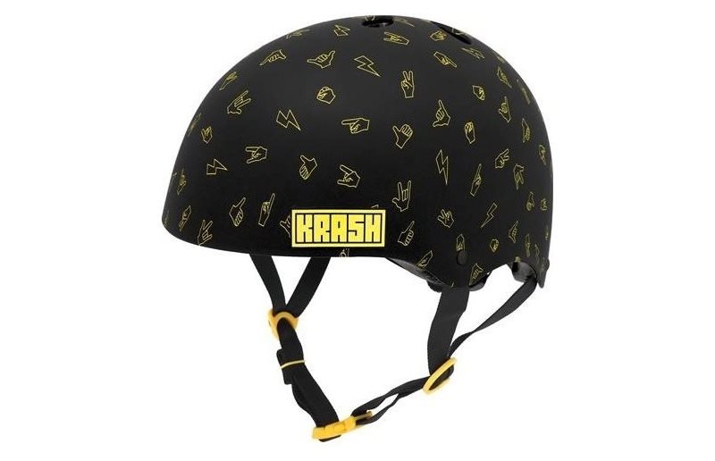 Cykelhjelm KRASH MIPS ABS FSBlack Hands