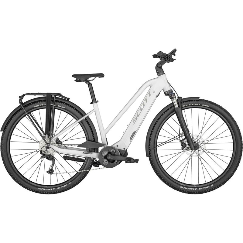 Hybridcykel el Scott Sub Cross eRIDE 20 Lady EQ SAMPLE White | Cykloteket.se