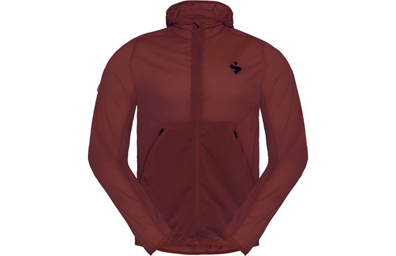 Cykeljacka Sweet Protection Hunter Hooded Wind Jacket Dark Red ...
