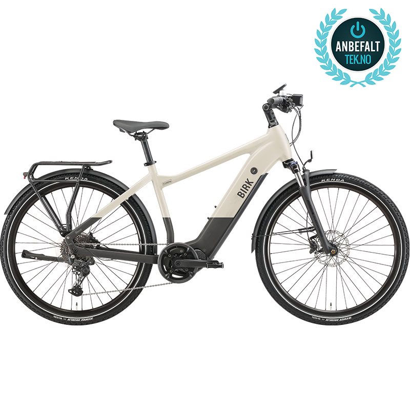Elcykel Birk E-Trekking Sand Warm Gray | Cykloteket.se