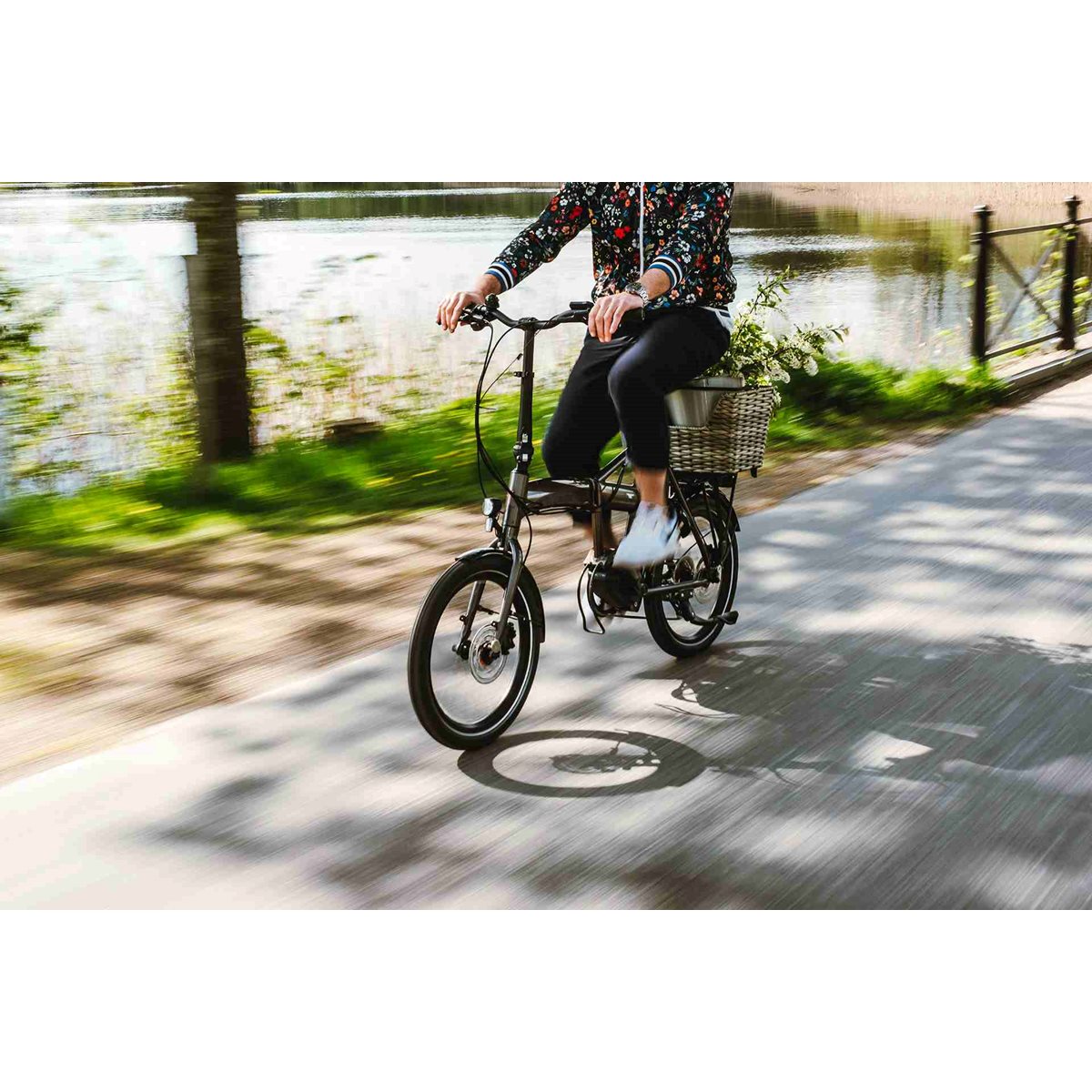 Ecoride Elcykel Flexer Hs Fold M-9 Brown | Cykloteket.se