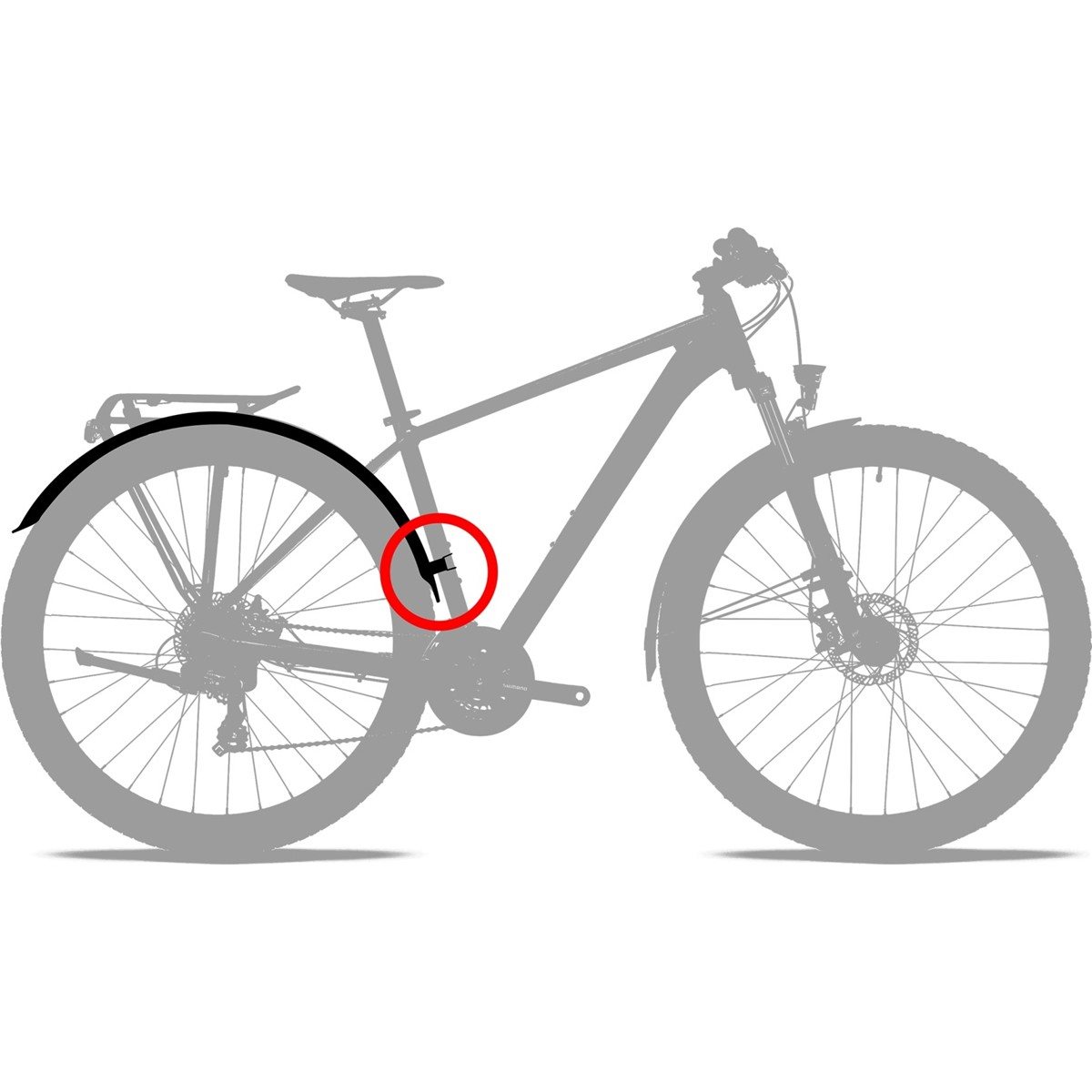 Larunpyora - Lokasuojasarja Cube Acid Mudguard Set 60 26'' ST Mount 2.0 ...