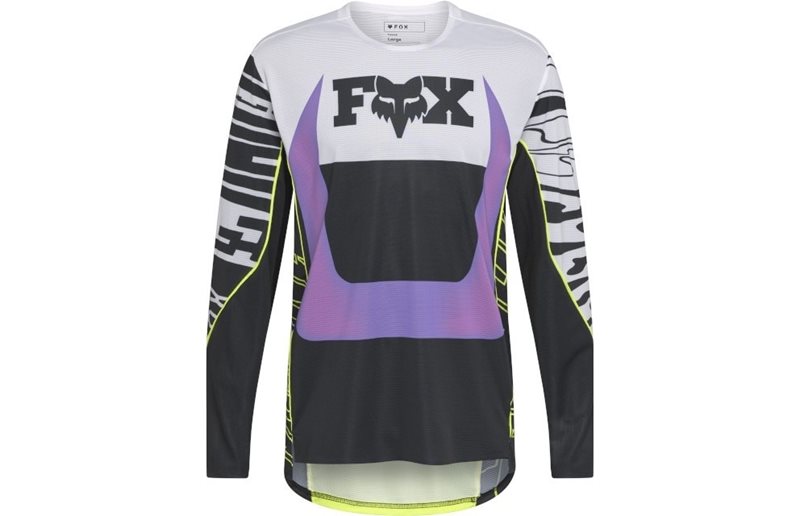 Larunpyora - Pyöräilypaita Fox M Flexair LS Jersey Phantom LE Multi ...