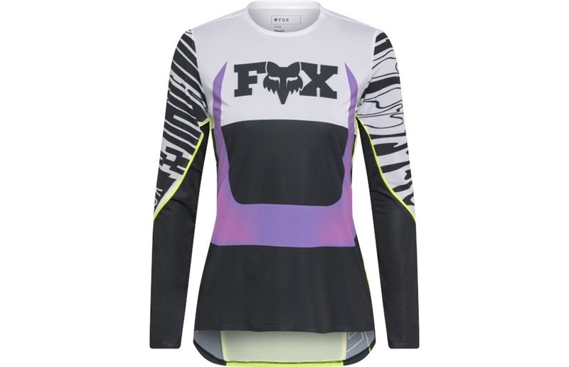 Cykeltrøje Fox W Flexair LS Jersey Phantom LE Multi
