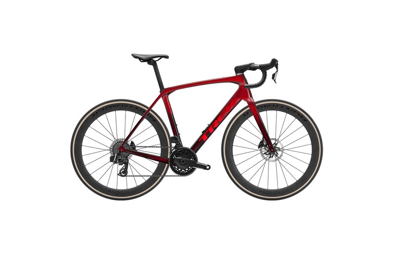 Racercykel Trek Domane SLR 7 AXS Gen 4 Metallic Red Smoke/Red Carbon ...