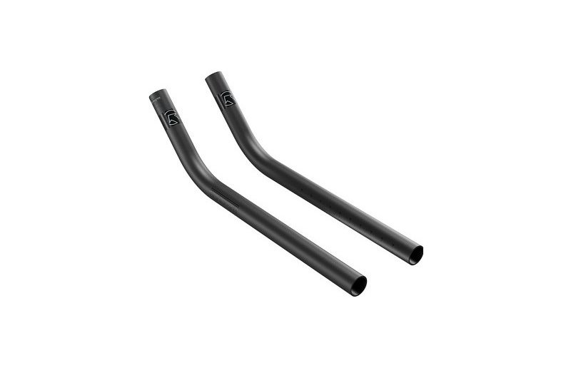 Finn Aerobar extensions PRO Clip-on J-Bend 45 Alloy Black hos oss