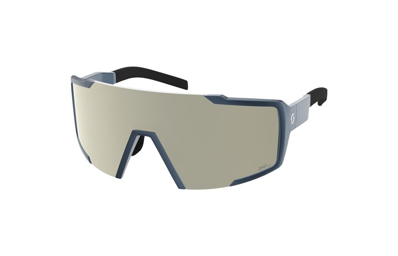 Cykelglasögon Scott Shield Metallic Blue/Amp White Chrome | Cykloteket.se