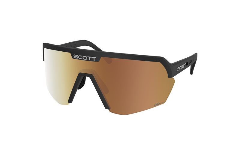 Cykelglasögon Scott Sport Shield LS Black/Amp Ls Gold Chrome ...