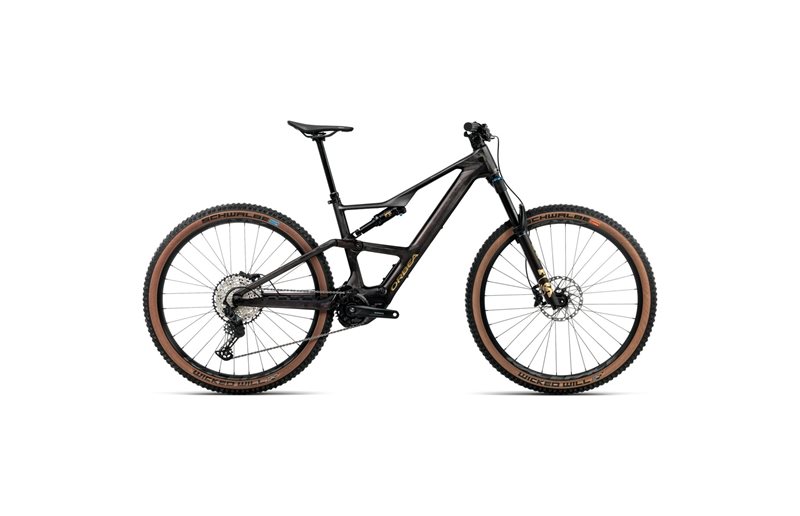 El MTB Orbea Rise SL M20 420W Cosmic Carbon View/Golden Sand ...