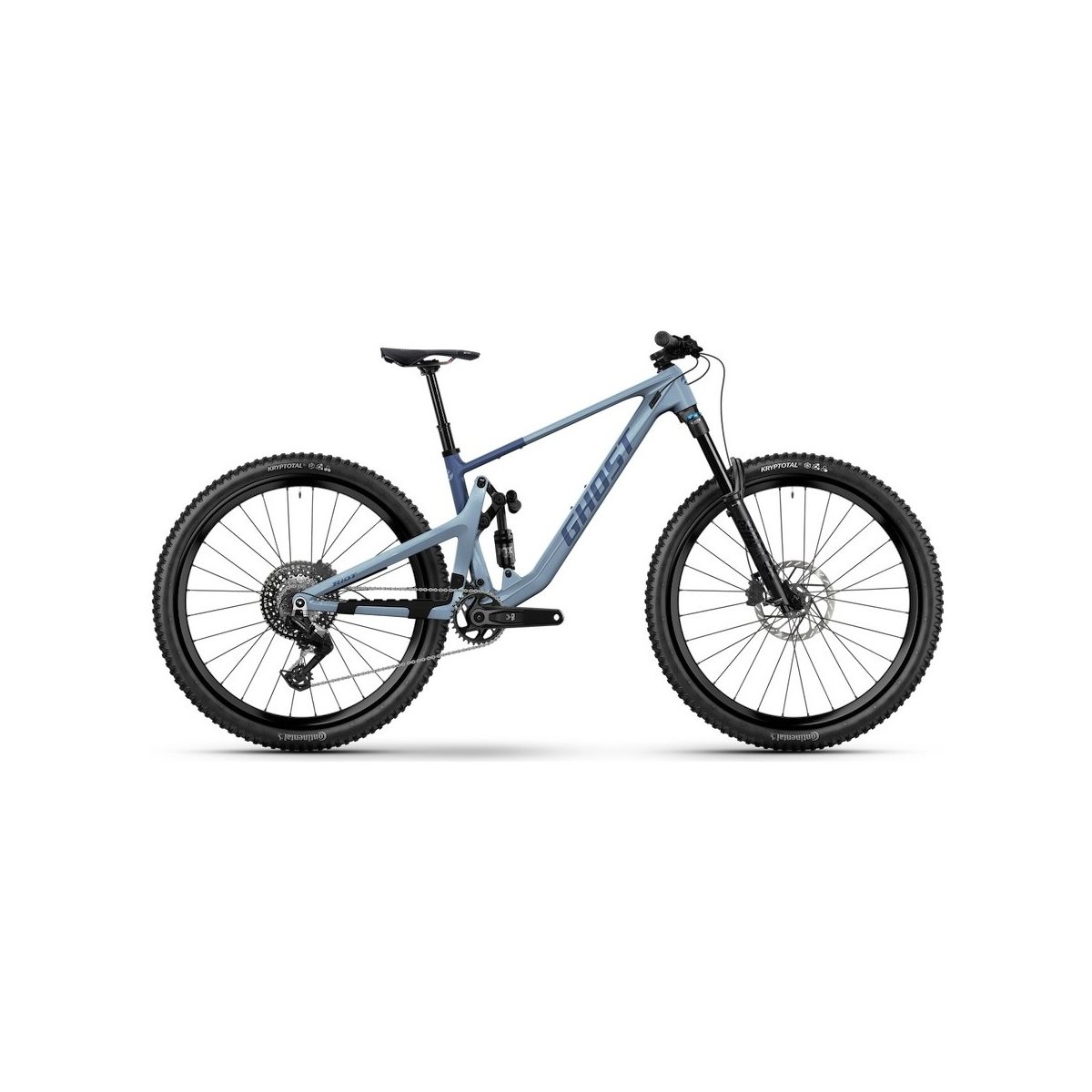 Heldämpad MTB Ghost Riot AM CF Pro Ocean Blue/Steel Blue | Cykloteket.se