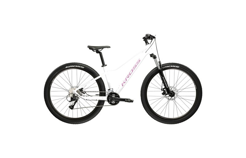 Hardtail MTB Kross Lea 3.0 White/Pink | Cykloteket.se
