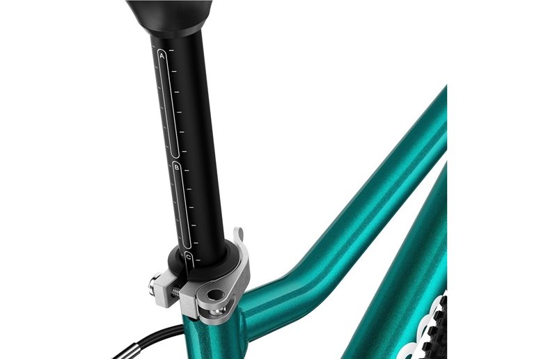 Barncykel Woom Go 3 Automagic Metallic Petrol 16" | Cykloteket.se