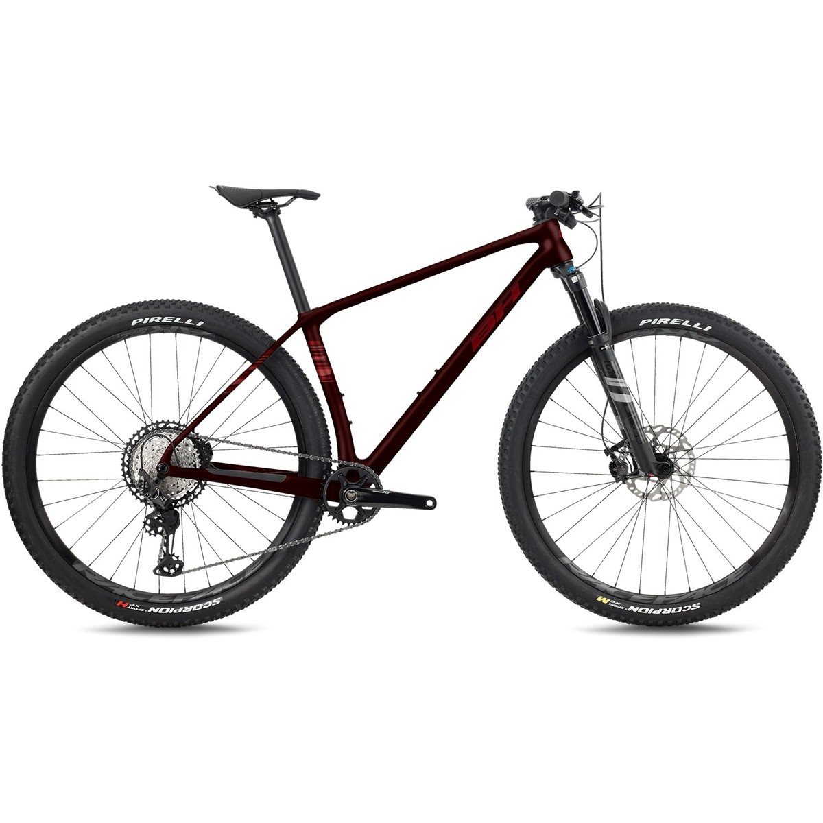 Hardtail MTB BH Ultimate 7.5 Dark Red/Red/Red | Cykloteket.se
